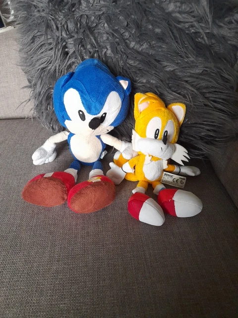 SONIC THE HEDGEHOG & Tails the Fox Plush Soft Toys Rare £9.99 - PicClick UK