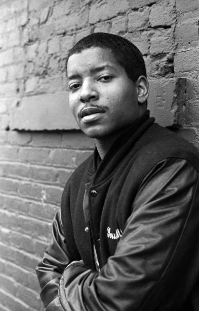RAPPER YOUNG MC poses outside of the theater when he at "Rapmania - Old ...