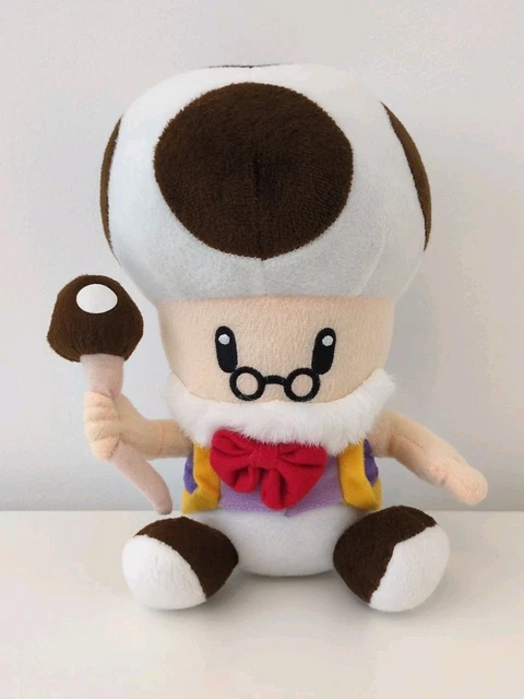 SUPER MARIO NINTENDO 10” Toadsworth Plush Grandpa Toad San-Ei Co Ltd £ ...