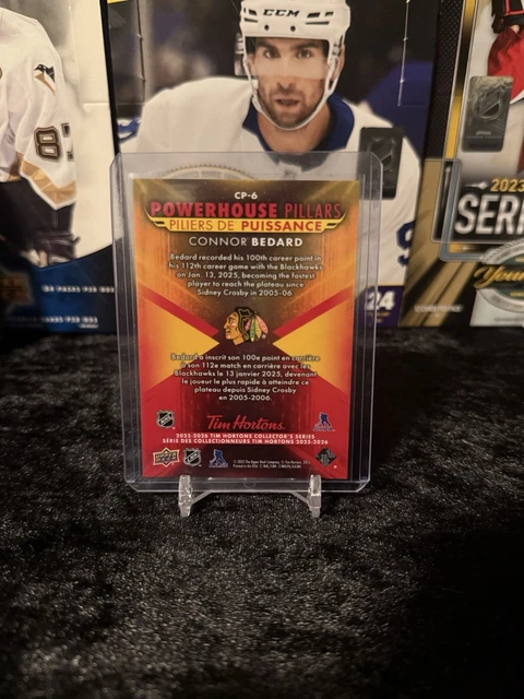 2025-26 UPPER DECK Tim Hortons Powerhouse Pillars #CP6 Connor Bedard ...
