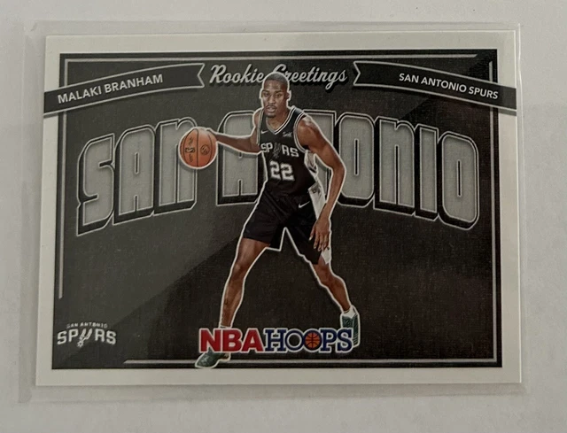 2022-23 HOOPS ROOKIE Greetings #20 Malaki Branham NBA Basketball Card ...