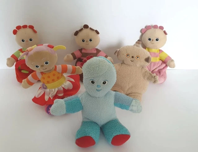 CBEEBIES IN THE Night Garden Full Set Soft Plush Toys Tombliboos Makka ...
