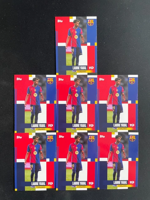 LAMINE YAMAL 2024-25 Topps FC Barcelona Team Set Lots $22.03 - PicClick CA