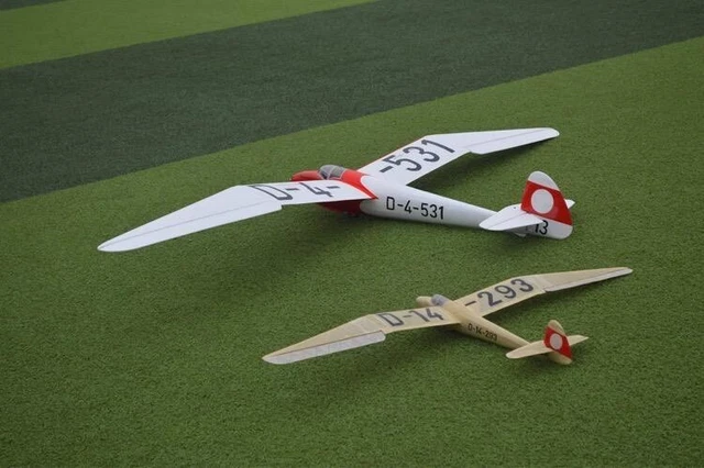 GENUINE TONY RAY'S Aero Model Minimoa Large Scale 3m Wingspan Laser Cut ...