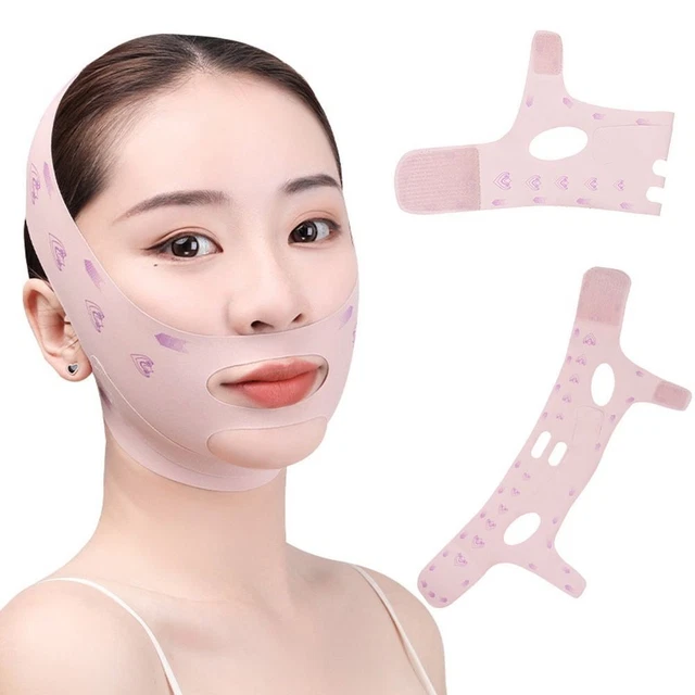 BREATHABLE LIFTING TIGHTENING Mask Adjustable Chin Up Mask Woman $7.40 ...