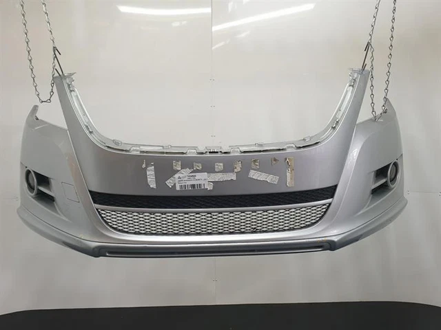 VOLKSWAGEN TIGUAN R LINE MK1 2007-2015 Front Bumper SILVER DAMAGED EUR ...