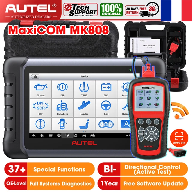 2025 AUTEL MAXICOM MK808 PRO OBD2 Scanner Valise Diagnostique Auto ...