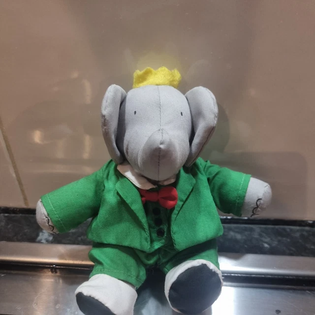 KING BABAR THE Elephant, Plush Doll Toy £7.99 - PicClick UK