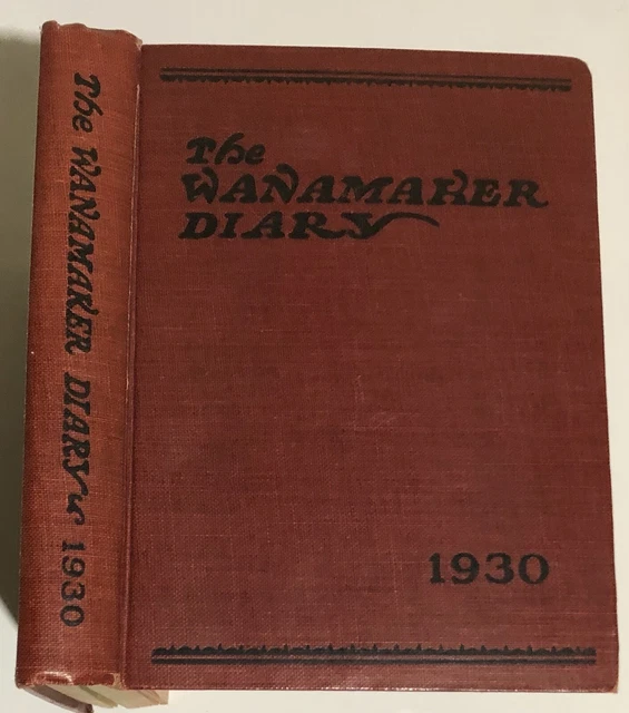 1930 JOURNAL WANAMAKER Hc Phila Edn Recettes Graphiques Art Deco Carte ...
