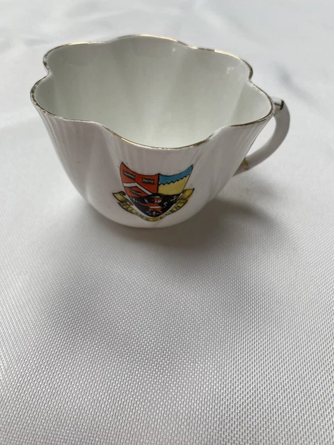 ANTIQUE TEA CUP Llangollen Welsh Shield Crest Mug £8.99 - PicClick UK