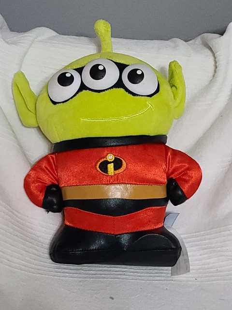 DISNEY PIXAR REMIX Alien Toy Story Plush Stuffed Toy 3D Eyes 11" GUC £9 ...