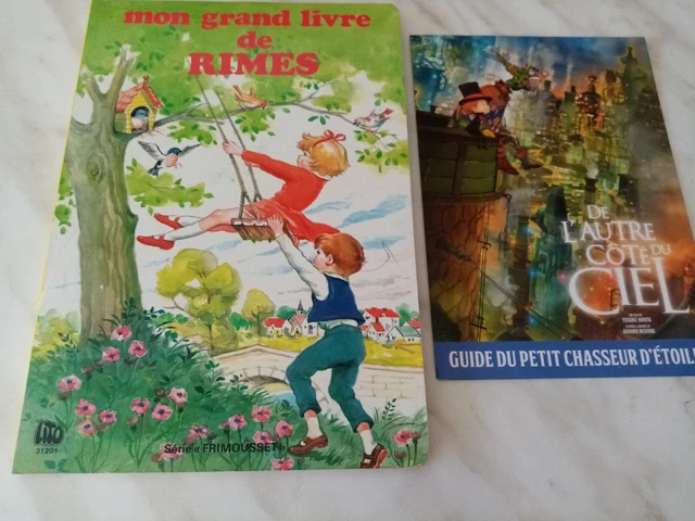MON GRAND LIVRE DE RIMES CARTON serie FRIMOUSSE LITO de 1983 + GUIDE ...