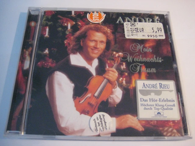 MEIN WEIHNACHTS-TRAUM - André Rieu CD mit 20 Titeln - Topzustand - 1997 Mercury EUR 1,00 ...