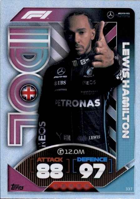 337 - TURBO Attax F1 2022 Trading Card - Idole - Lewis Hamilton EUR 21 ...
