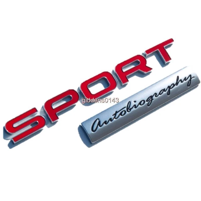 NEW GENUINE RANGE Rover Sport Autobiography Badge*Rear Boot Badge ...