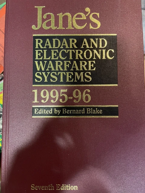 JANE'S RADAR AND Electronic Warfare Systems 1995-96 Sent Tracked £10.80 ...
