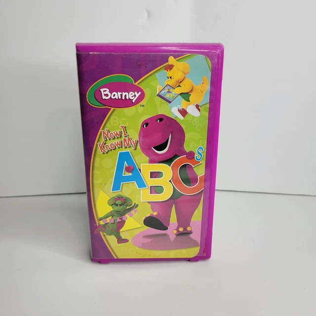 BARNEY: NOW I Know My ABC's 2004 VHS Plastic Case £9.03 - PicClick UK