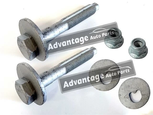 GENUINE VW AUDI Upper Rear Suspension Eccentric Bolt Nut Kit Camber x2 ...