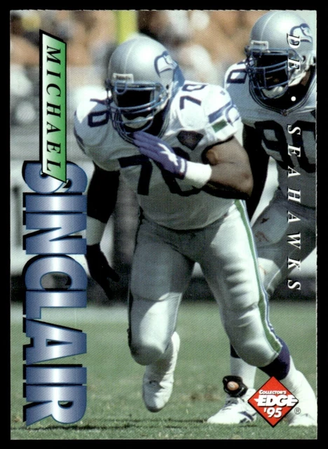 1995 COLLECTOR'S EDGE #188 Michael Sinclair Seahawks de Seattle EUR 1 ...