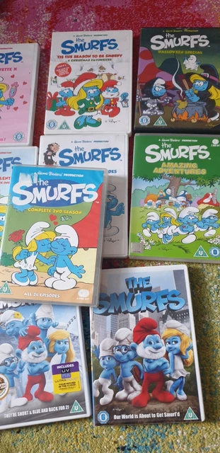 SMURFS DVD COLLECTION Big Bundle classic vintage cartoons mix series ...