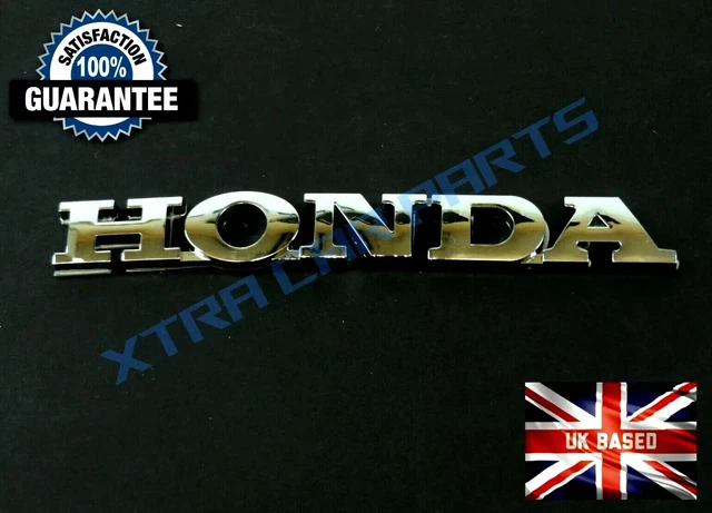 OEM HONDA CHROME Rear Boot Tailgate Logo Badge Emblem 3D Letters Self ...