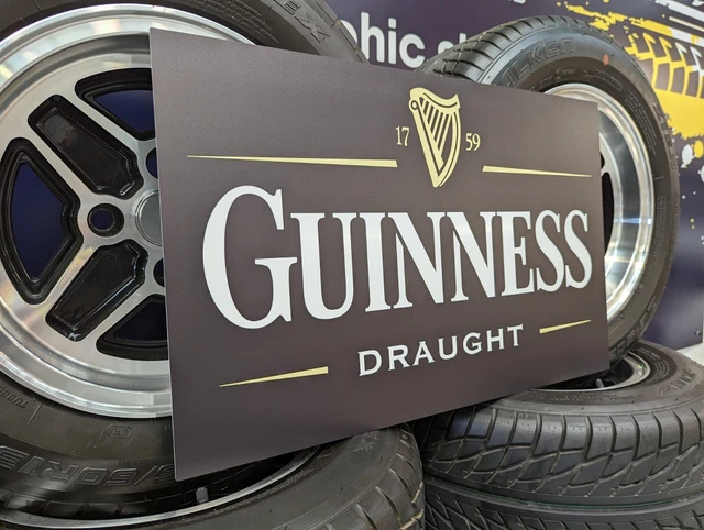 GUINNESS DRAUGHT SIGN Square Home Bar / Bar £17.99 - PicClick UK