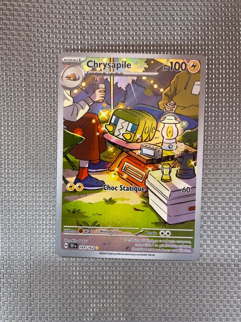 CARTE POKÉMON CHRYSAPILE 169/162 FA Forces temporelles EV05 FR NEUVE ...