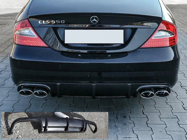 REAR BUMPER SPOILER Diffusor Diffuser for AMG Mercedes CLS - class W219 ...