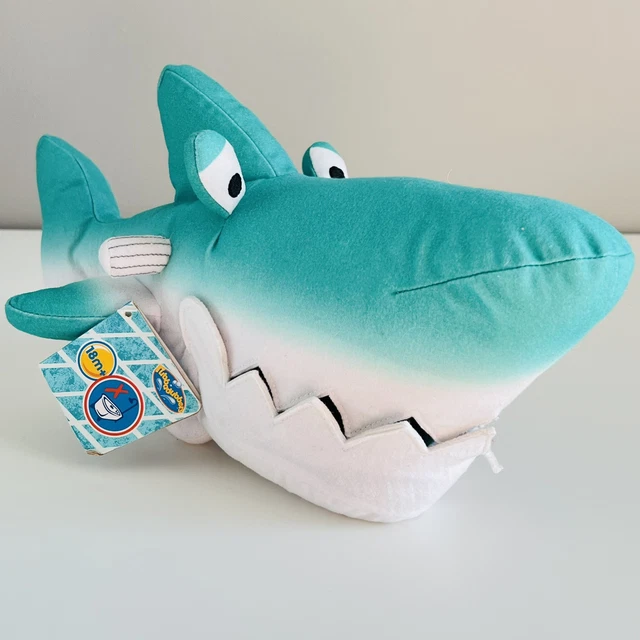 THE RUBBADUBBERS FINBAR Shark Plush 15” Soft Toy Hasbro HIT ...