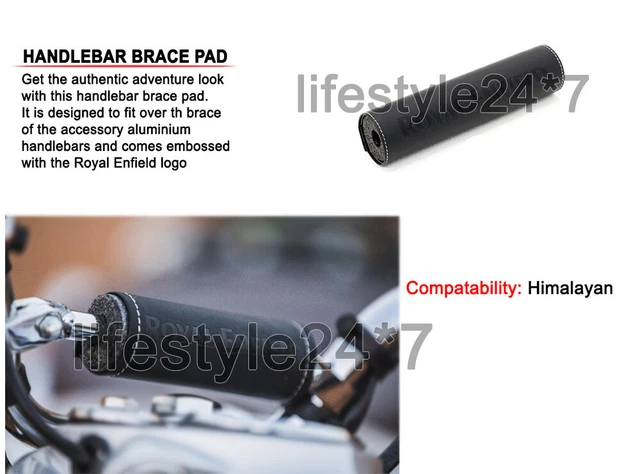 GENUINE ROYAL ENFIELD Himalayan Bike 411cc Handle Brace Pad EUR 33,23 ...