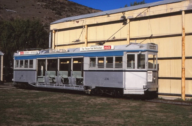 ALTES DIA STRASSENBAHN Ferrymead Museum Neuseeland Tram agü-Q7-65 EUR 1 ...