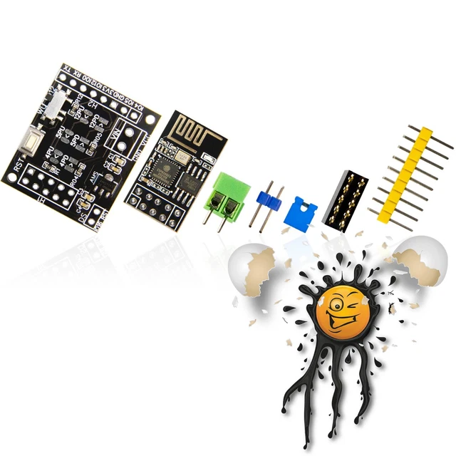 TASMOTA ESP8266 ESP-01+ Deep Sleep Wake Up 5-12V Entwicklerplatine DevBoard Kit EUR 8,99 ...