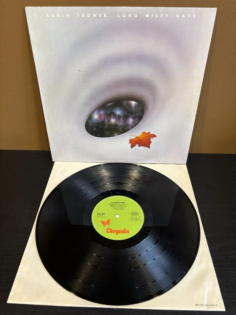 ROBIN TROWER – Long Misty Days 1976 6307585 German Import LP Record VG ...