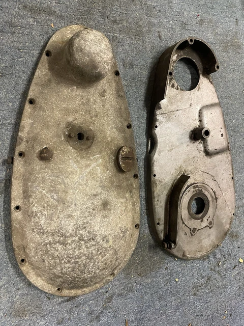 TRIUMPH PRE-UNIT PRIMARY Chain Cases. Inner & Outer. Fits T70, T80, 2H ...