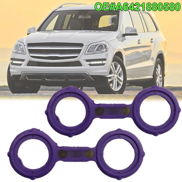 2 PC FOR Mercedes Benz OM642 Car Engine Oil Cooler Seal Set OE ...
