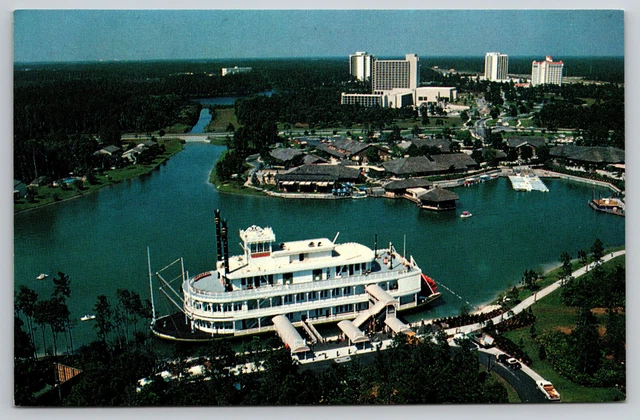 DISNEY WORLD EMPRESS Lilly Riverboat Dining Aerial View Florida FL ...