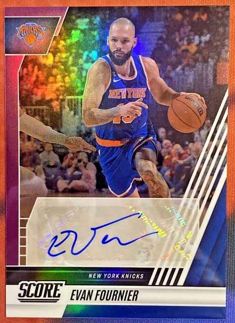 2022-23 CHRONICLES SCORE Premium Signatures Violet #6 Evan Fournier 20/ ...