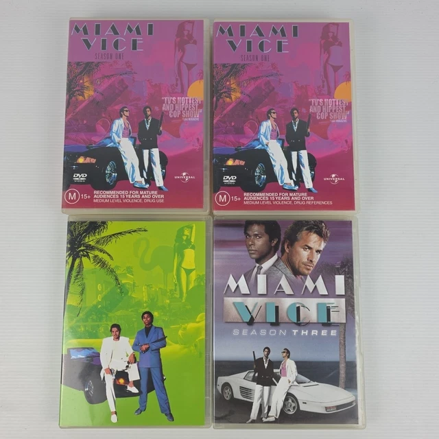 MIAMI VICE - Complete Series Seasons 1-3 (1 2 3, DVD, Region 4) - Free Postage $42.99 - PicClick AU
