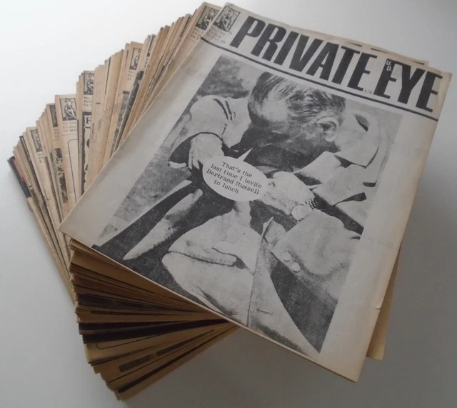 PRIVATE EYE MAGAZINE. Issues 100 to 199. Sold separately. Multi-buy ...