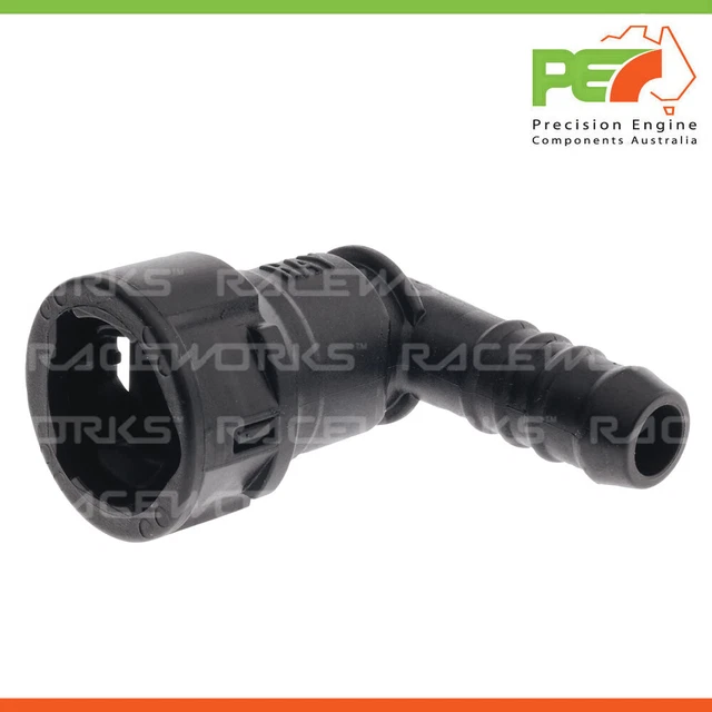 * RACEWORKS * Female Push-on EFI fuel fitting to 5/16" 8 mm Barb 90 ...