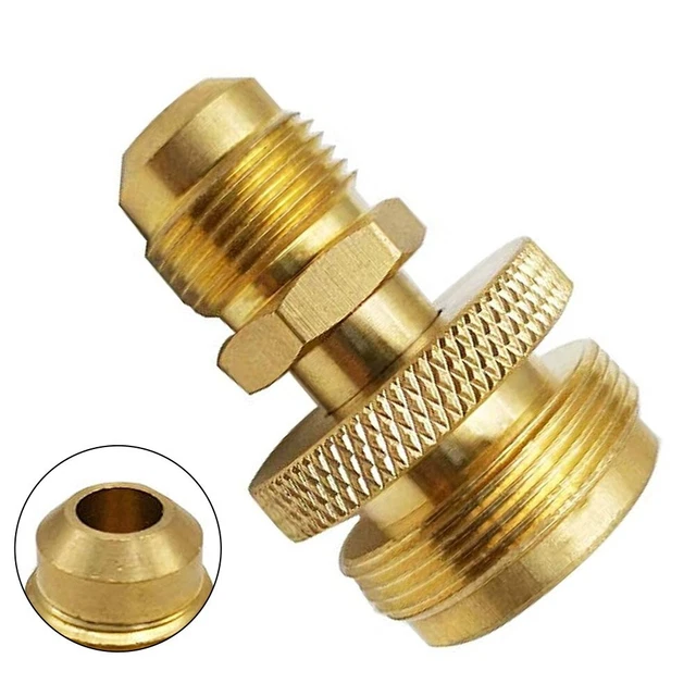 ADAPTATEUR R GULATEUR DE r servoir de propane en laiton pour bidons de 1 lb lo EUR 20,29 ...