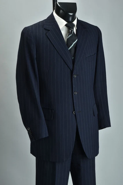 SAVILE ROW SUIT. Cavalryman's 1972 Tailored Ward & Kruger 3-Piece ...
