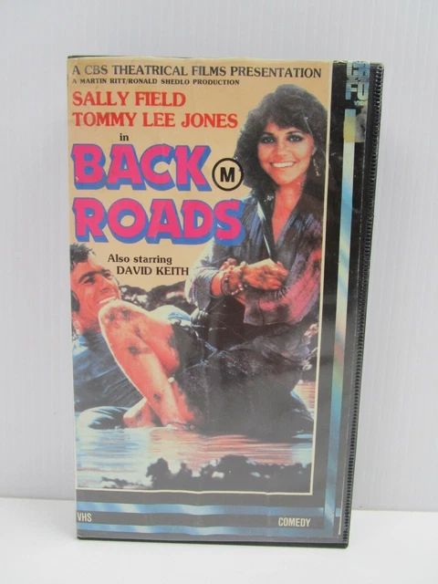 BACK ROADS, SALLY Field, Tommy Lee Jones, VHS Tape, Vintage Video ...