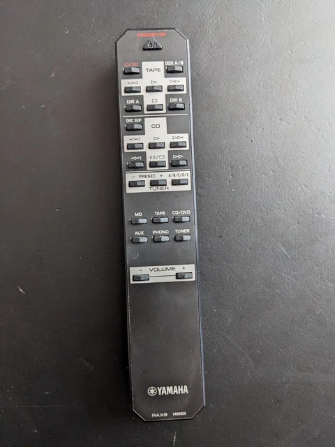 YAMAHA RAX9 V499920 AUDIO AMPLIFIER REMOTE CONTROL in full working ...