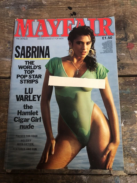 MAYFAIR MAGAZINE VOL 23 No 8 Sabrina Salerno Lu Varley £20.00 - PicClick UK