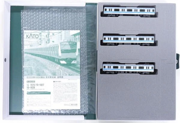 KATO N GAUGE E233 Series 1000 Keihin Tohoku Line Extension Set A 3 Car 10-1 £110.83 - PicClick UK