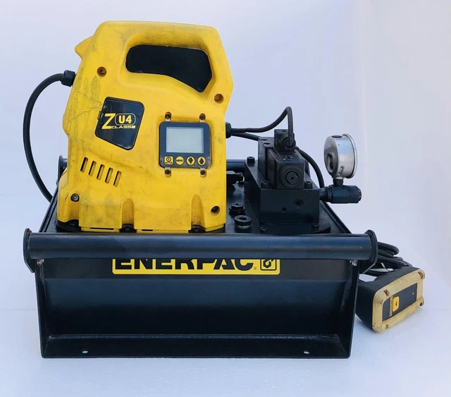 ENERPAC ZU4110DE ELETTRICO Pompa Idraulica Con 3/2 Solenoide Dump ...