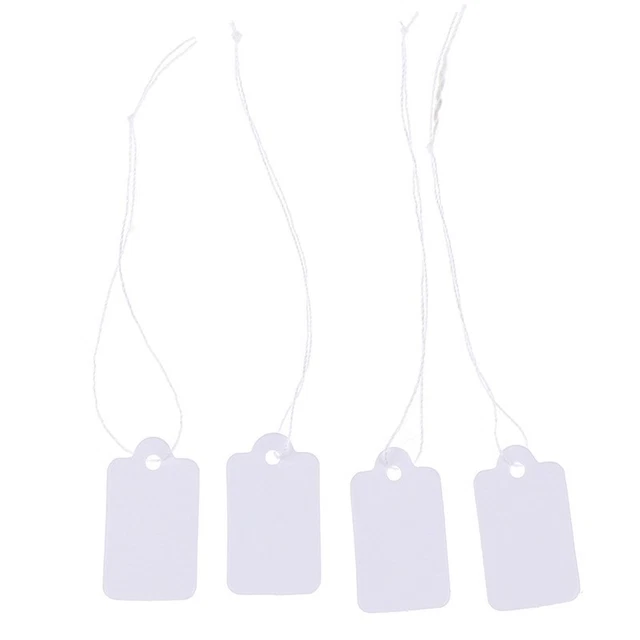 JEWELRY STRING LABELS Custom Printed Blank Tags for Product ...