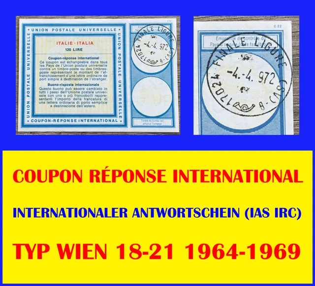 💥💎 INTERNATIONALER ANTWORTSCHEIN Ias 💥 Irc Coupon Réponse International ...