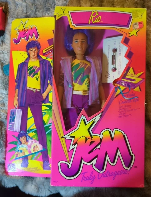 RIO DOLL JEM and The Holograms Truly Outrages Vintage 1985 #4015 Hasbro ...